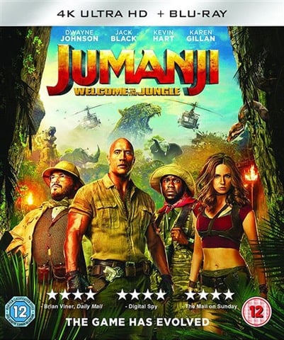 Jumanji: Welcome To The Jungle (12) 2017 4K UHD+BR - CeX (UK): - Buy, Sell, Donate